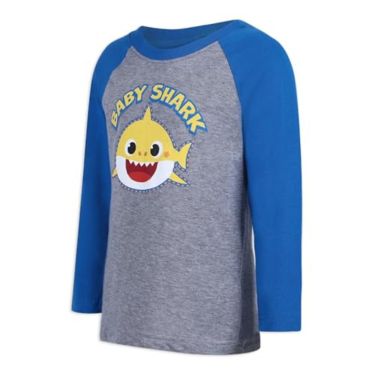 Nickelodeon Baby Shark Boys Long Sleeve Raglan Shirt for Toddlers