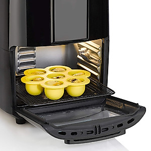 Zavor Silicone Egg Bites Mold & Poacher for 6Qt & Larger Pressure Cookers, Multicookers, Instant & Stock Pots | BPA-free, Non-scratch Pressure Cooker Accessories Collection, Yellow (ZACMIMO22)