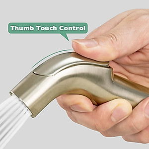 Sink Sprayer Replacement, Universal Kitchen Sink Sprayer,Houtingmaan Sink Sprayer Head, Kitchen Sink Side Sprayer Head, Brushed Nickel