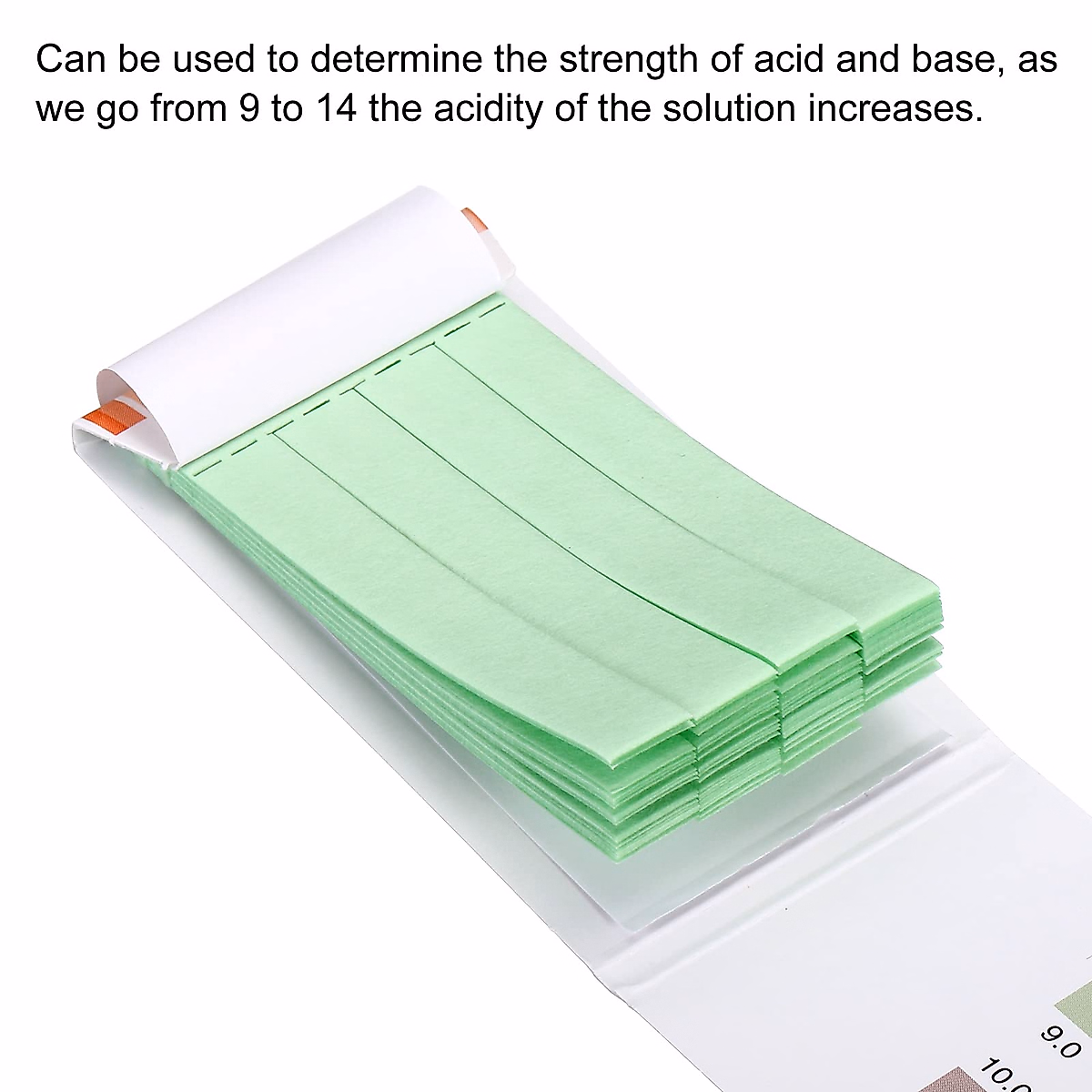 PATIKIL PH Test Strips 9.0-14, 2 Pack 160 Indicator Papers Litmus Tester for Water Food Soil Alkaline Acid Testing