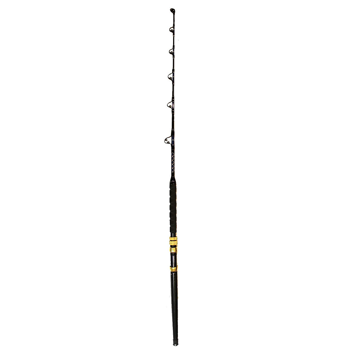 Xcaliber Marine Pair of PRO Tournament Series 6' 30-50 lb Saltwater TROLLING RODS Includes Bent and Straight Butt