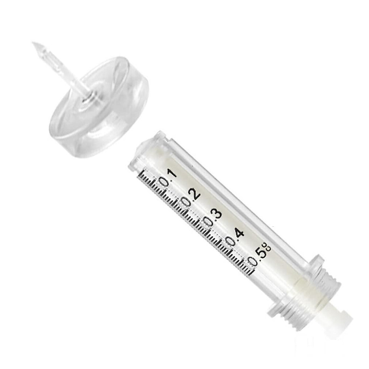 QiQiBaby Disposable 10pcs 0.5ml Empty Ampoule with 1pc Adapter Cap Replacement Parts