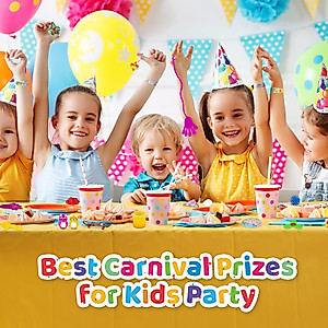 Party Favors Goodie Bags for kids, Toy Assortment Carnival Prizes Classroom Rewards, Pinata Filler for Holiday Birthday Party, Squishy Toys, Fidget Spinners, Pop Tube, Wacky Track