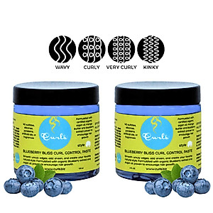 Curls Blueberry Bliss Curl Control Paste 4oz (Pack of 2)
