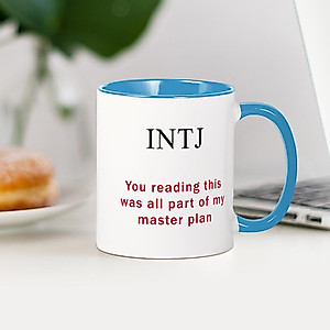 CafePress INTJ Plan Mug Ceramic Coffee Mug, Tea Cup 11 oz