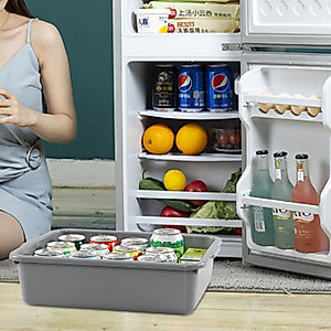 Drephia 5-Pack 8 L Commercial Bus Box, Small Wash Bus Tub, Gray