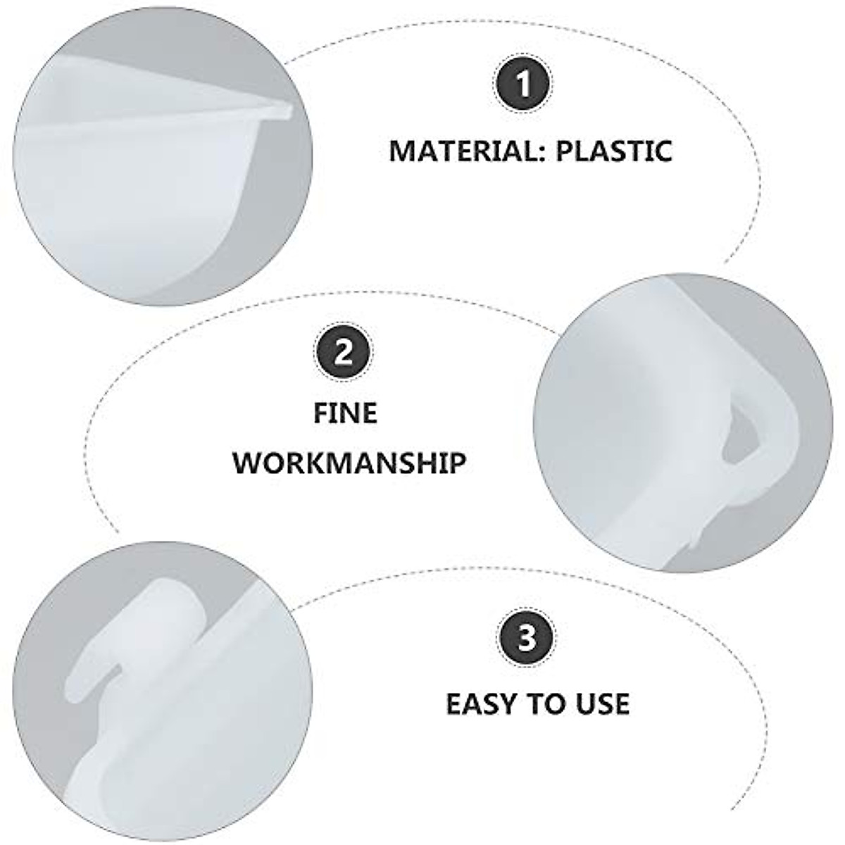 Hemoton 5PCS Bird Feeder Bird Food Feeding Cup Pet Bird Waterer Plastic Water Feeder Hanging Bowl for Poultry Parrot Pigeon Cage