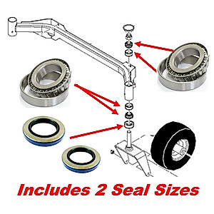 HD Switch Fork Bearing Seal Caster Rebuild Kit Replaces Toro Z Grandstand Grand Stander Series