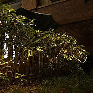 shinar Solar String Lights Outdoor, 400LEDs/150ft IP67 Waterproof 8 Lighting Modes, Solar Fairy Light, Solar Powered Christmas Lights for Garden Yard, Patio, Wedding, Christmas (warmwhite)