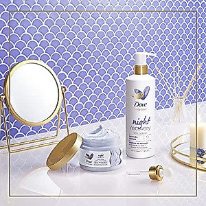 Dove Body Love Body Polish Night Recovery 3 Count for Dry, Worn-Down Skin, Body Scrub with Retinol and Botanical Oils for Silky, Smooth Skin 12 oz