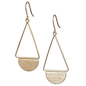 SPUNKYsoul Shield Earring (Small Gold)