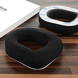 Geekria Comfort Velour Replacement Ear Pads for Astro A10 Gaming Headset Headphones Ear Cushions, Headset Earpads, Ear Cups Repair Parts (Black)