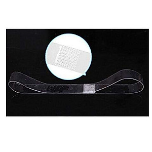 5 Pairs Womens Transparent Silicone Invisible Shoe Strap Elastic Shoes Band High Heels Anti-loose Shoelace for Holding Loose High Heel