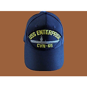 USS Enterprise CVN-65 Navy Ship HAT U.S Military Official Ball Cap U.S.A Made