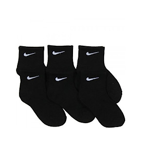 Nike Young Athletes Kids Ankle Cut Socks (6 Pairs),10C-3Y Shoe/ 5-7 Sock