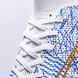 ailishabroy Men's Women's Firm Ground Soccer Cleats Outdoor Indoor Boys Girls Football Training Sneakers