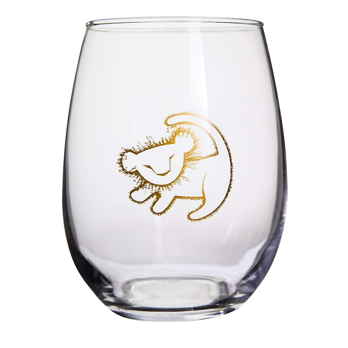 Disney Classics Collectible Stemmless Wine Glass Sets - 16 Ounces - Set of 2 (Lion King)