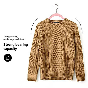 Cozymood Luxury Pink Velvet Hangers 60 Pack, Premium Clothes Hangers Non-Slip Felt Hangers, Strong Pink Hangers Heavy Duty Coat Hangers, Sturdy Suit Hangers Space Saving, No Shed, 360 Rotating Hook