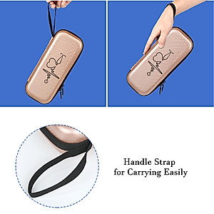 CDBXPRG Stethoscope Case for 3M Littmann Classic III,Stethoscope Carrying Case for Nurse Gift,Lightweight Stethoscope Travel Holder for Lightweight II S.E (Pink)