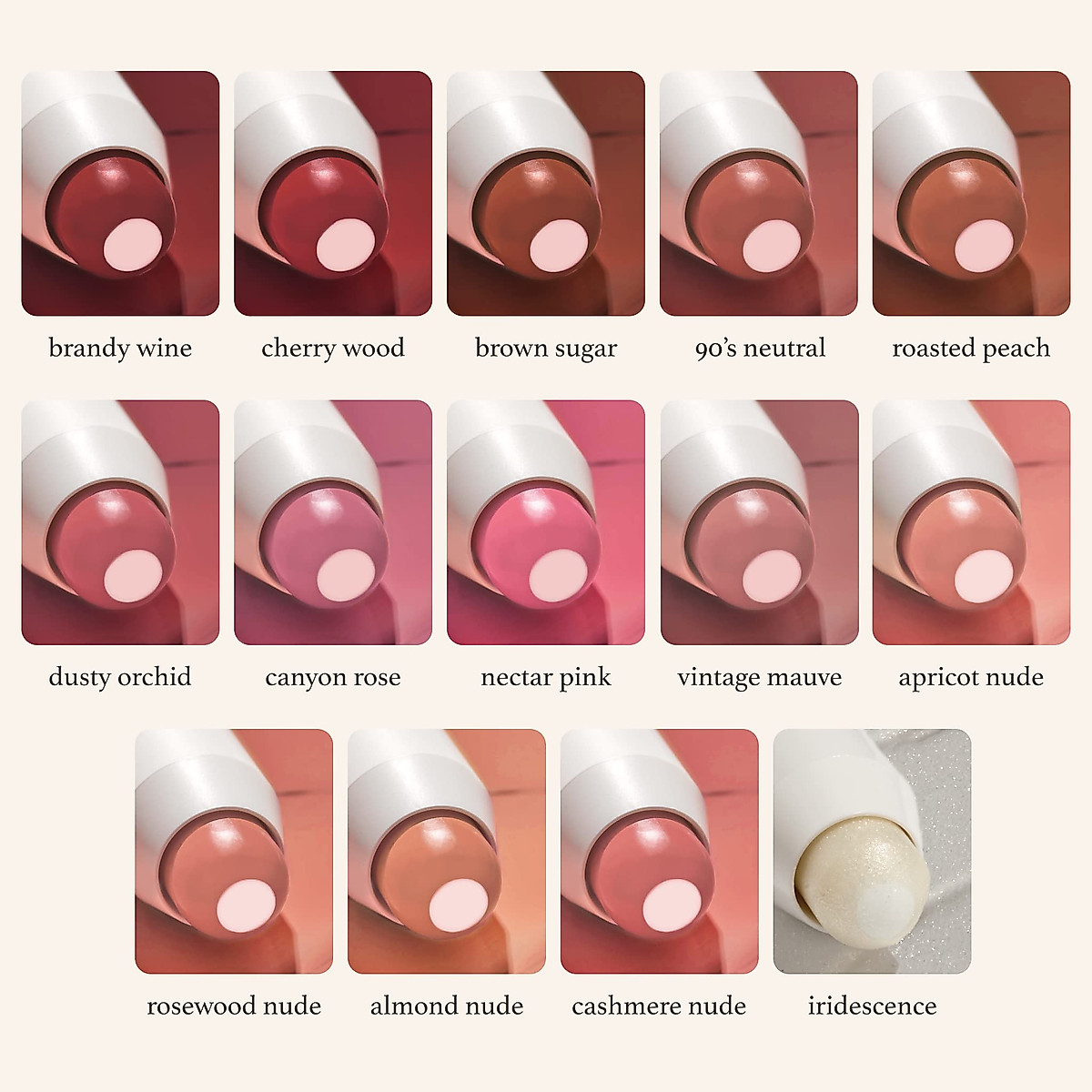 Julep It's Balm: Tinted Lip Balm + Buildable Lip Color - Roasted Peach - Natural Gloss Finish - Hydrating Vitamin E Core - Vegan