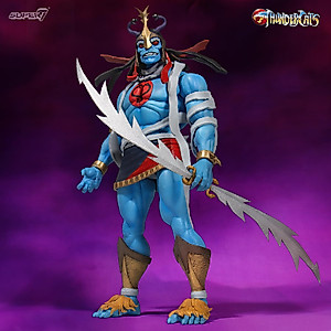 Super7 ULTIMATES! Thundercats Mumm-Ra The Ever-Living and Ma-Mutt - 8" Thundercats Action Figure with Accessories Classic Cartoon Collectibles and Retro Toys