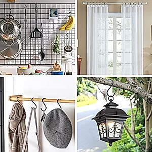 ACMETOP S Hooks 12 Pack Aluminum S Shaped Hooks Heavy Duty