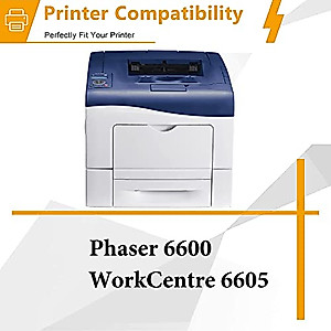 6600 Compatible 106R02228 Black Toner Cartridge Replacement for Xerox Phaser 6600 WorkCentre 6605 Printer Toner.(2Pack)