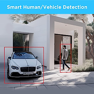 PANOOB 32 Channel PoE Security Camera Systems, 4K/8MP NVR w/8TB HDD - 24pcs 4K 8MP(3840x2160) 3.6mm HD Human Detection Wired Surveillance IP Cameras for 24/7 Business Video Audio Recording