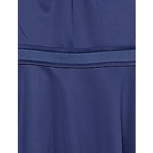 Calvin Klein Girls' Sleeveless Party Dress, Fit and Flare Silhouette, Round Neckline & Back Zip Closure, Blue/Scuba, 12