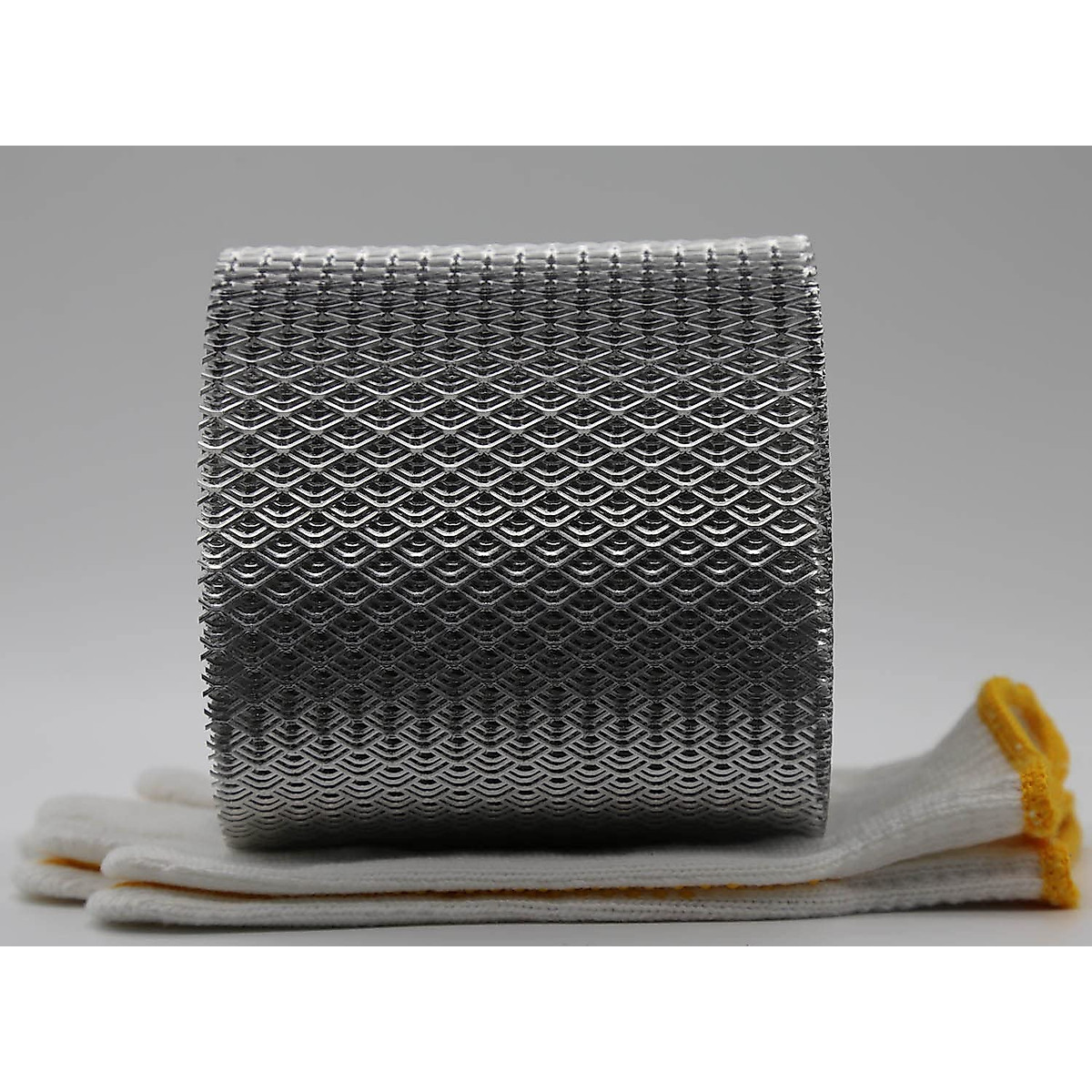 Carligo Gutter Guard, Leaf Filter Gutter Covers, Aluminum Screen Roll 6 Inch X 21 Feet for DIY Gutter Filter, Gutter Downspout Covers, Rain Gutter Leaf Guard, Leaf Filter Gutter Protection