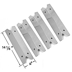Brinkmann 810-9410-S Gas Grill Replacement Kit Includes 4 Stainless Burners & 4 Stainless Heat Shields