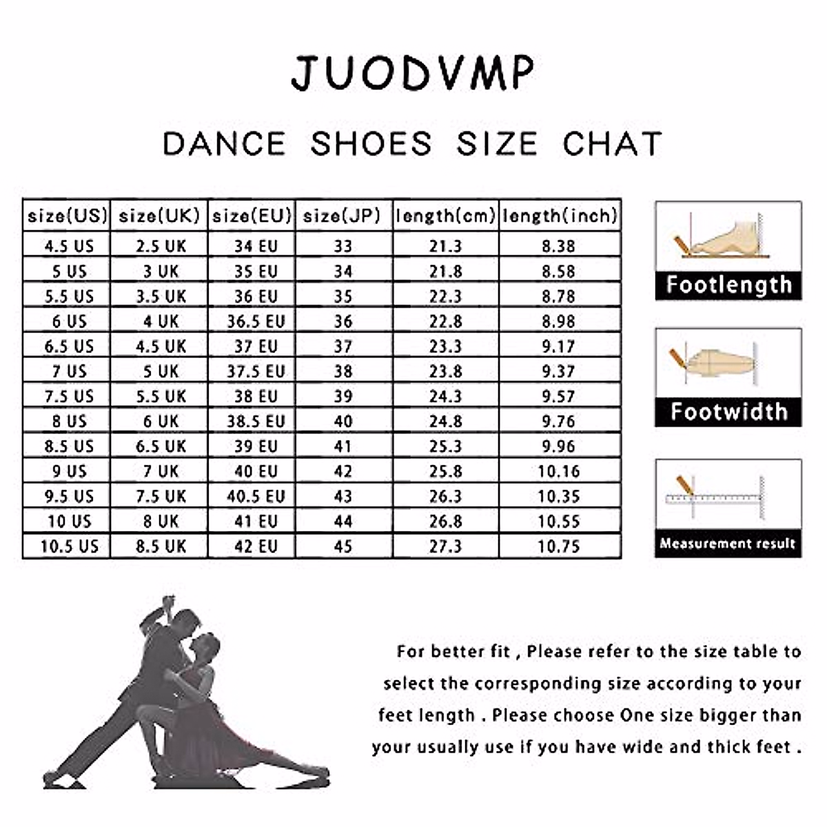 JUODVMP Character Shoes for Women Dance Shoes 1920‘s Swing Tango Shoes with Kitten Heel Model L042 Black,8.5 US