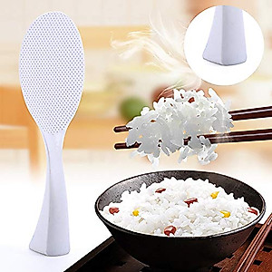 Non Stick Rice Scooper Standing Rice Spoon Paddle, Professional Rice Potato Server Spatula (1 Pack)