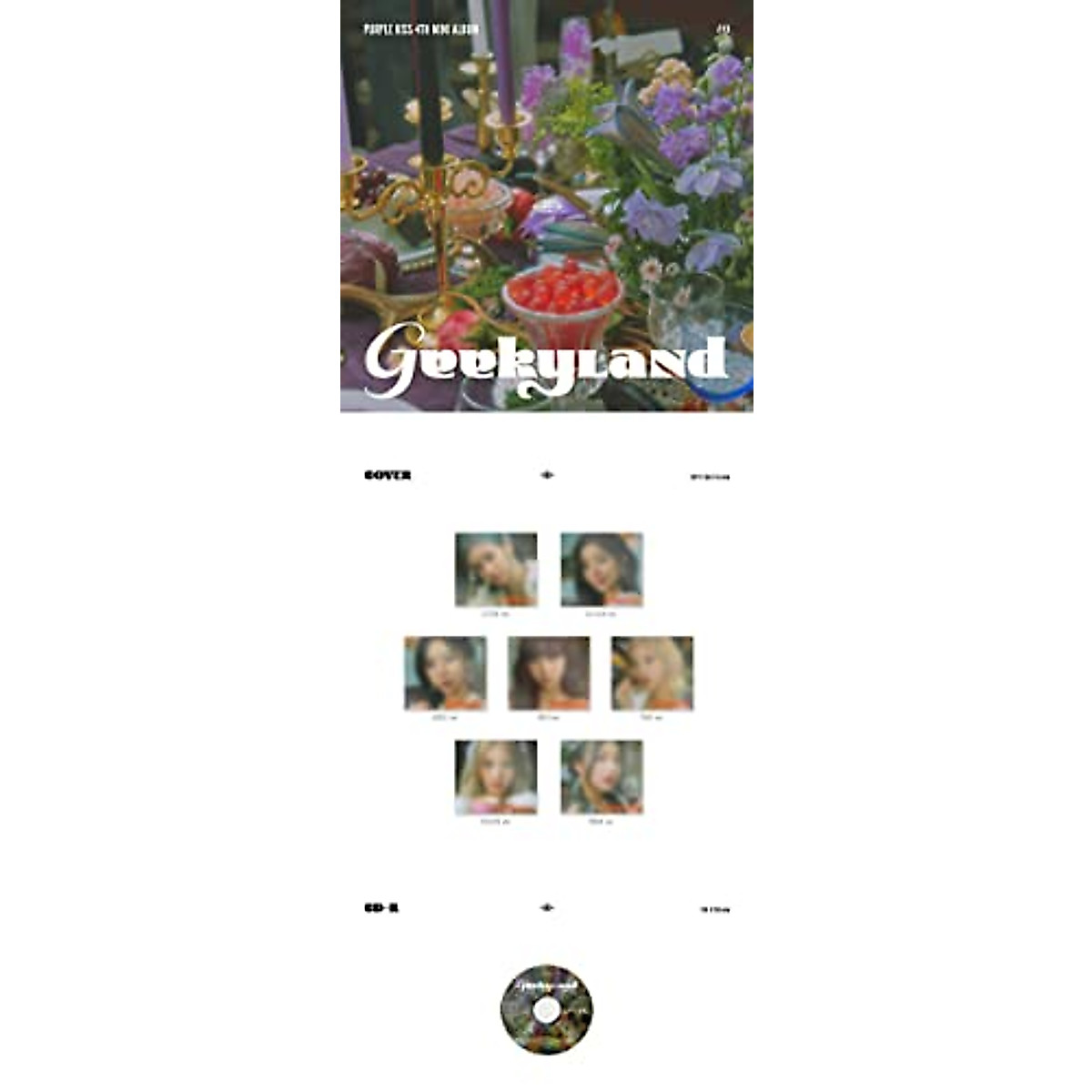 Dreamus PURPLE KISS - Geekyland - Digipack Random Ver. (4th Mini Album) CD+Folded Poster