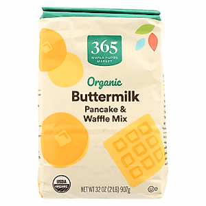 365 by Whole Foods Market, Organic Buttermilk Pancake & Waffle Mix, 32 Ounce