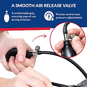 Dixie EMS Deluxe Aneroid Sphygmomanometer Blood Pressure D-Ring Cuff - Pink