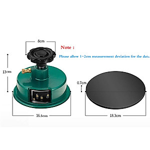 Fabric Sampler Cutter, High Precision 100 Sqcm Round Cloth Sample Disk Cutter, Fabric Weight Cutter,Textile Fabric GSM Sampling for Cloth Device Weight Instrument Sampler Paper Cutting (Green)