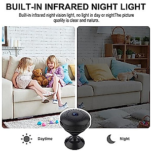 LCYATCE Wireless Camera Mini Hidden WiFi Spy Camera Portable Small Nanny Cam with Night Vision and Motion Detection HD 1080P Cam Surveillance Cameras for Home Security Indoor/Outdoor