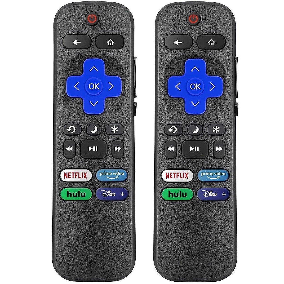 Rupmmehon (Pack of 2) Replacement Remote Control Universal for Roku TV/for Hisense/Element/TCL/Sharp/Onn/Philips/Hitachi/JVC Roku Series Smart TVs