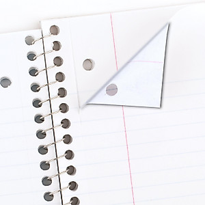 Mead Spiral Notebooks, 6 Pack, 1-Subject, Wide Ruled Paper, 8" x 10-1/2", 70 Sheets, Assorted Pastel Colors (930050-ECM)