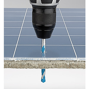 BOSCH MC02 5/32 In. x 6 In. MultiConstruction Drill Bit , Blue