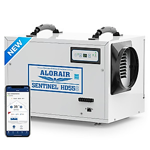 ALORAIR Crawl Space Dehumidifiers, 120 PPD Energy Star Wi-Fi APP Controls Crawlspace Dehumidifiers, Auto Defrost Basement Commercial Dehumidifiers