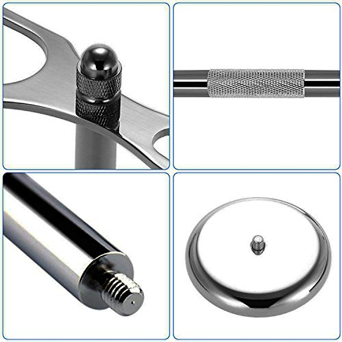 Makidar Premium Razor and Shaving Brush Stand Safety Razor Double-Sided Holder