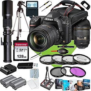 Nikon D780 DSLR Camera with 24-120mm Lens+Case+Case+128 GIG Memory+Grip Tripod+Photo Software+Commander Starter Kit(27PC) Bundle (Renewed)