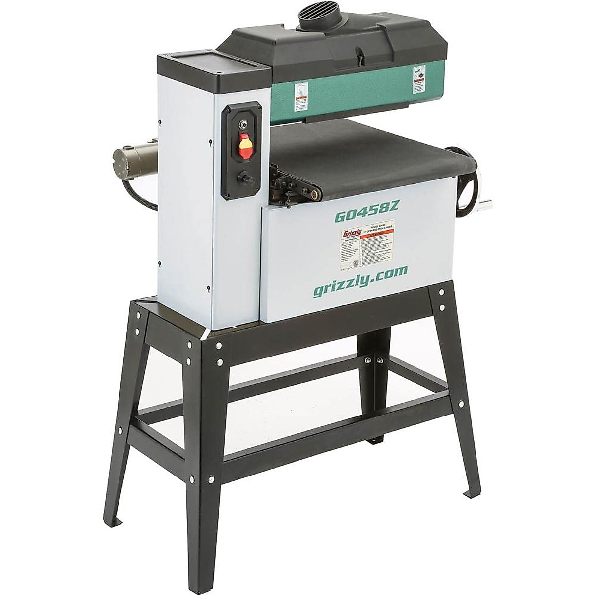 Grizzly Industrial G0458Z - 18" 1-1/2 HP Open-End Drum Sander w/VS Feed