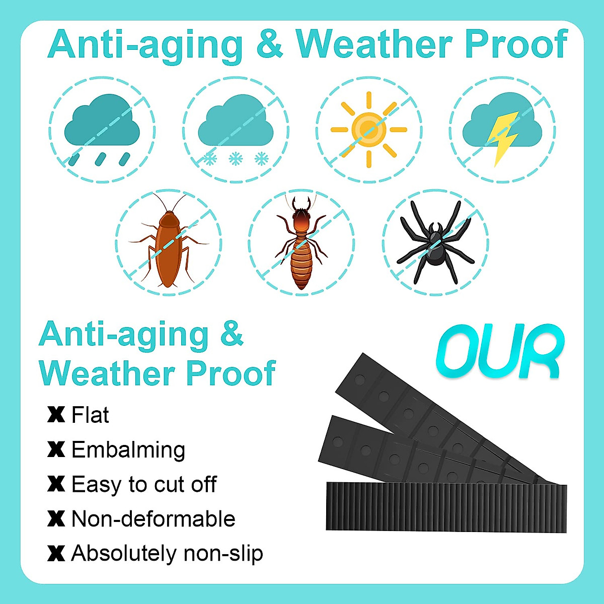 Composite Shims for Indoor/Outdoor Use(40 pcs), Heavy Duty Never Rot Plastic Wedge Shims for Leveling, DIY Furniture Levelers for Home Improvement, Table, Furniture, Doors, Windows, Sheds, Toilet