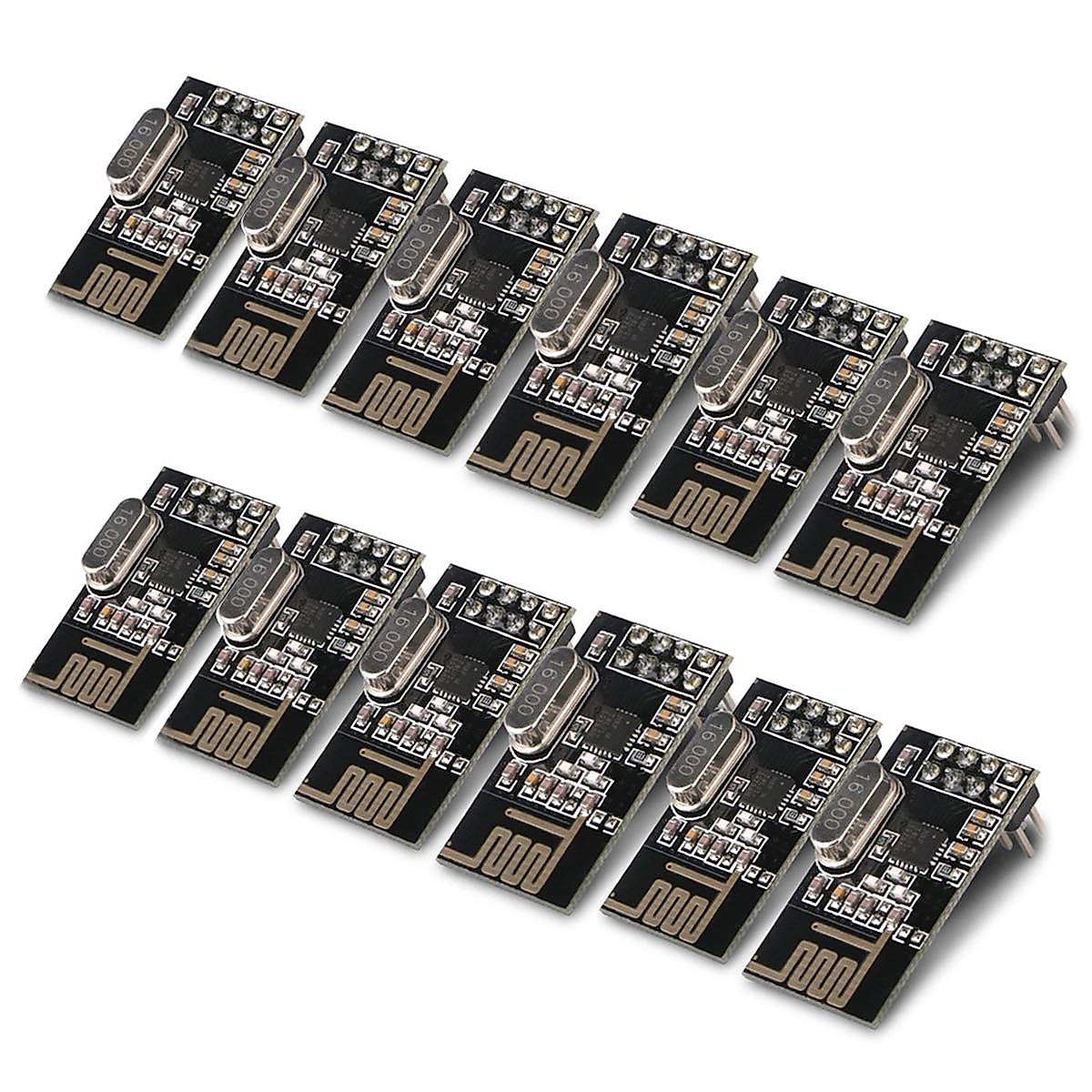 Deegoo-FPV NEW 12pcs NRF24L01+ 2.4GHz Arduino Wireless RF Transceiver Module