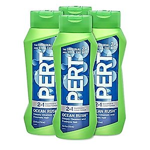PERT 2-in-1 Ocean Rush Shampoo and Conditioner 25.4oz (4 PACK)