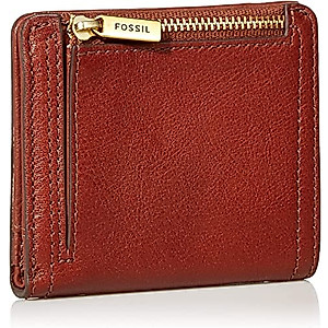 Fossil Women's Logan Leather Wallet RFID Blocking Small Bifold, Brown (Model: SL7829200)