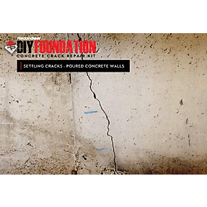 RadonSeal Concrete Foundation Crack Repair Kit (10 ft) - The Homeowner's Solution to Fixing Basement Wall Cracks Like The Pros!